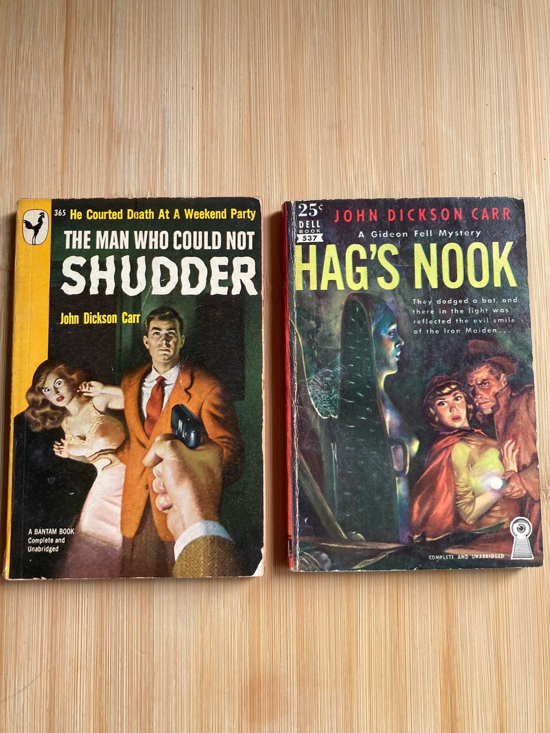 40s Pulp Fiction John Dickson Carr, Hag's Nook & Man Who Could Not ...