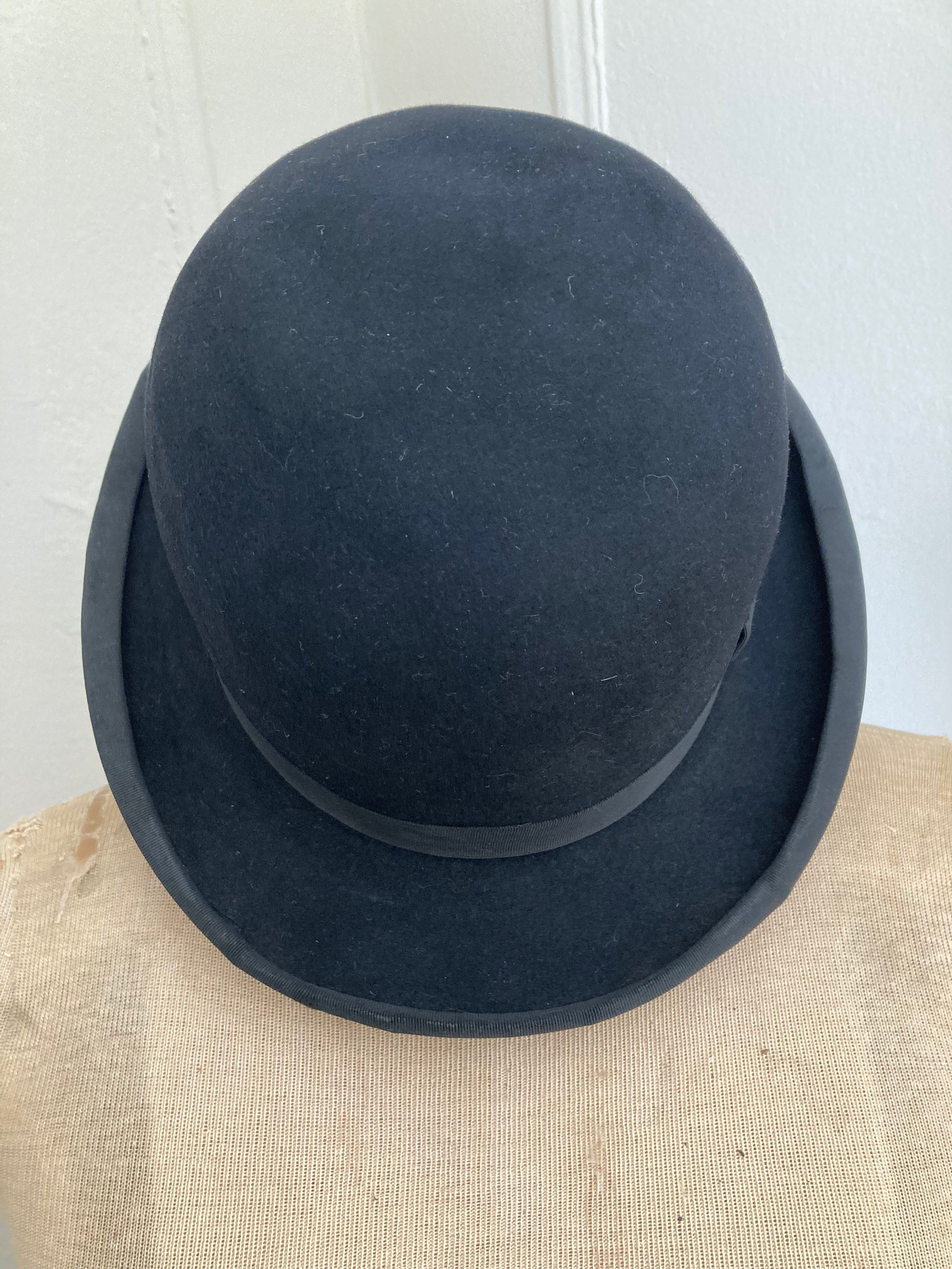 70s Black Vintage Derby Hat by Stetson in Original Box - Etsy