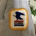 Vintage Pale Blue 60s USPS Mailman Shirt With Eagle Patch / 1960s US ...
