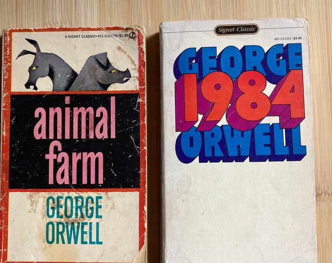 1946 Orwell Animal Farm/ 80s Orwell 1984 /vintage Orwell - Etsy