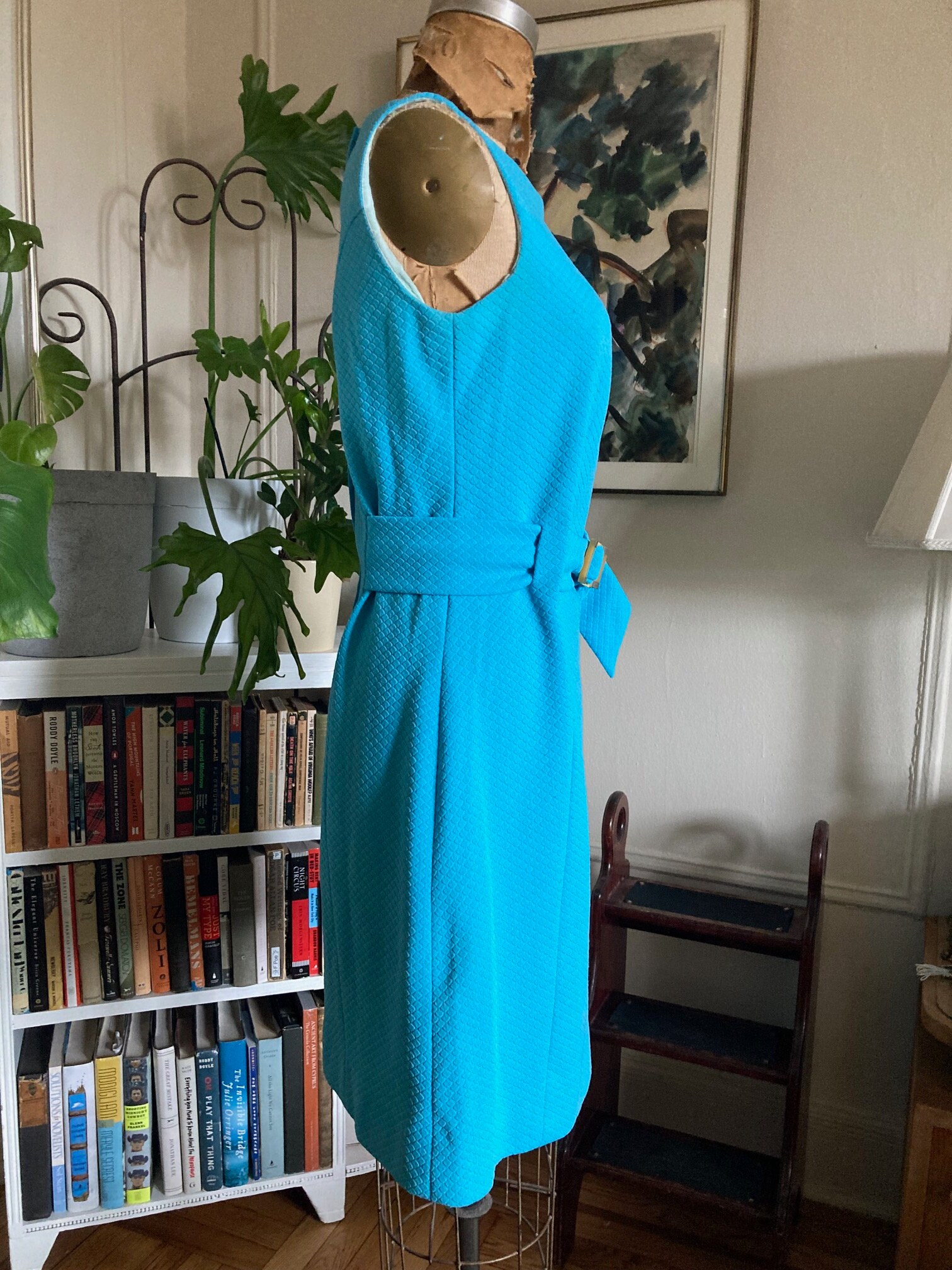 60s Blue Shift Dress / Mad Men 60s Dress / Blue Mod Dress - Etsy