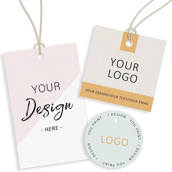 Custom Logo Hang Tags - Etsy