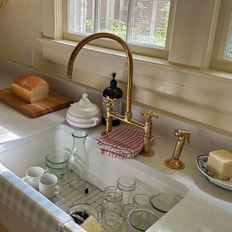 Brass Kitchen Faucet - Etsy UK
