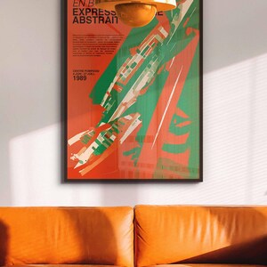 Abstract Expressionism Exhibition Poster, French Art Museum Poster ...