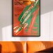 Abstract Expressionism Exhibition Poster, French Art Museum Poster ...