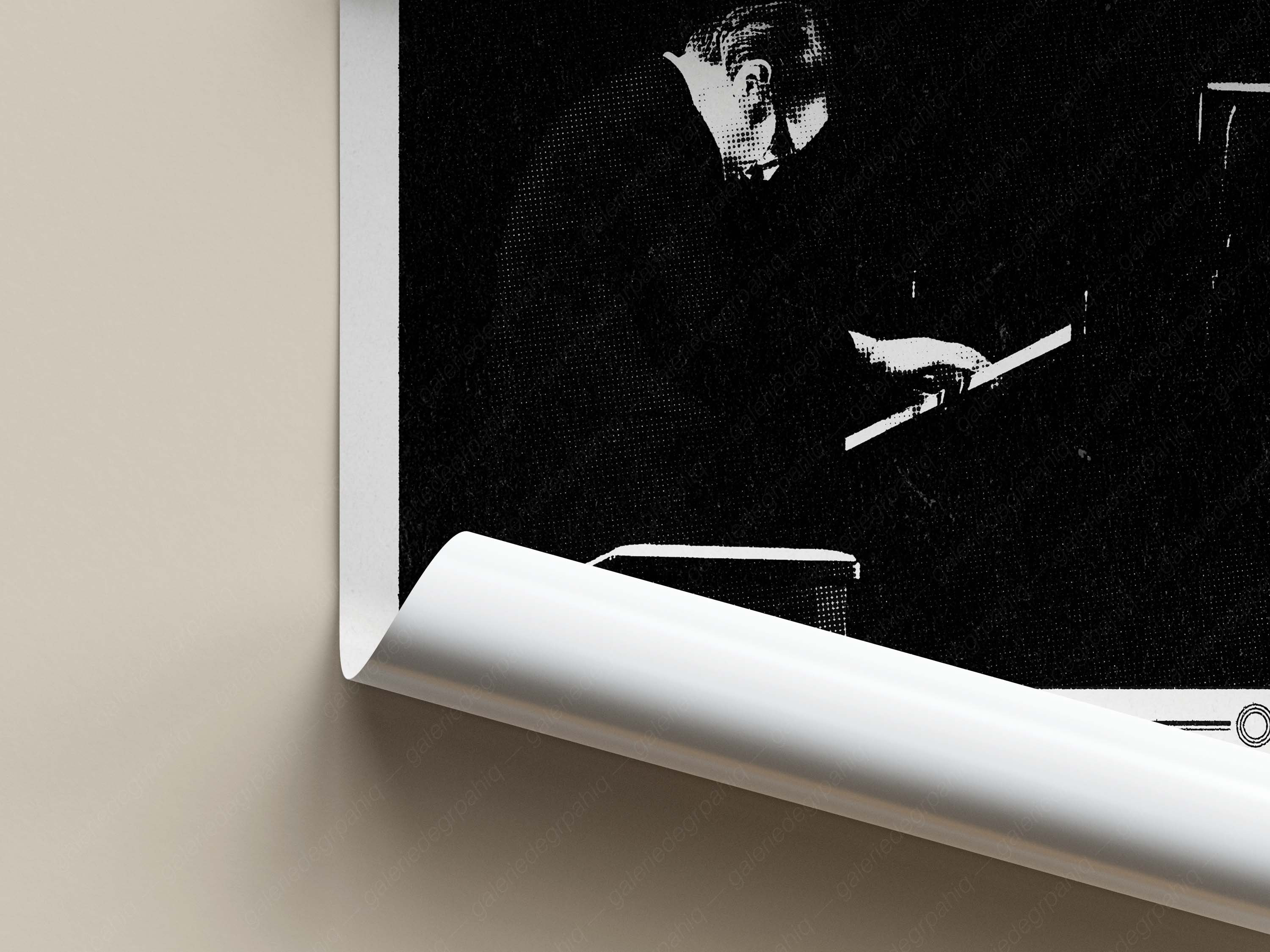 Bill Evans Concert Poster Black and White Minimal Typography Jazz ...