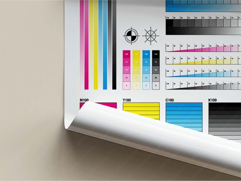 CMYK Graphic Design Poster, Modern Poster, Typography Print, Graphic ...