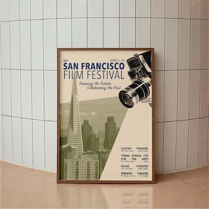 San Francisco Film Festival Poster - Etsy UK