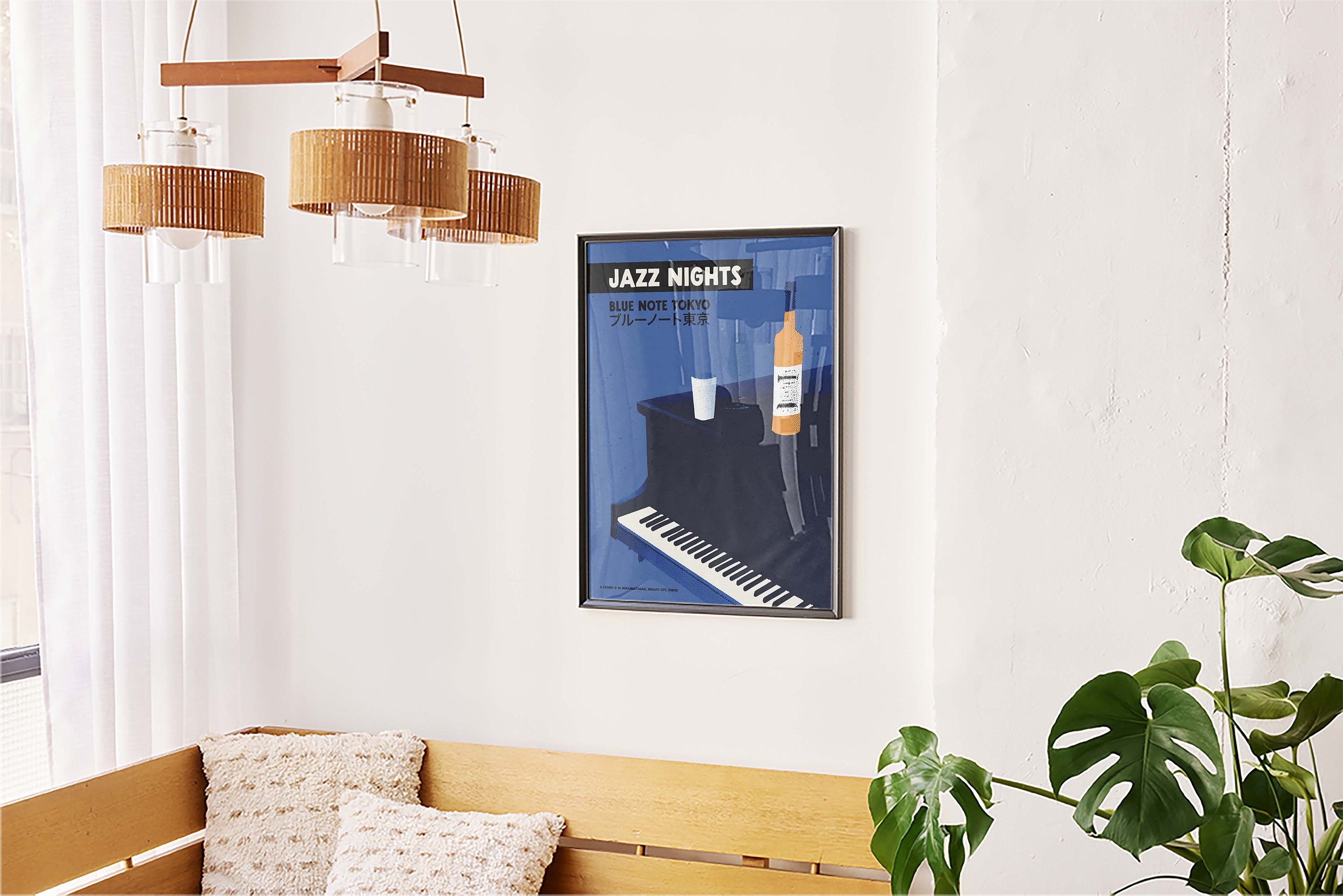 Retro Jazz Nights Tokyo Poster, Japanese Jazz Poster, Typography Print ...