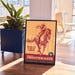Frontier Days Rodeo Poster, Vintage Western Poster, Rodeo Print, Mid ...