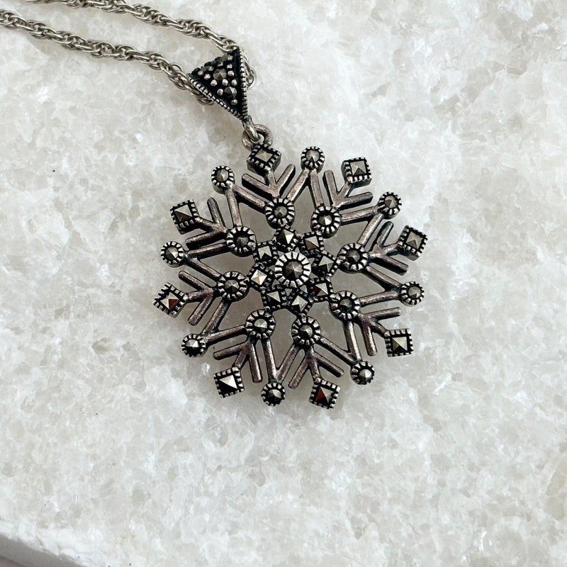 Marcasite Necklace - Etsy