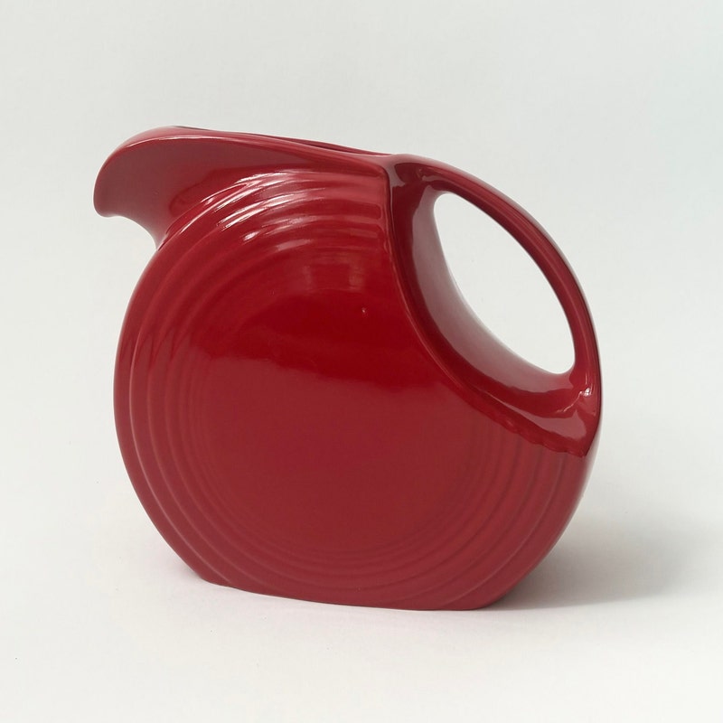 Red Ceramic Pitcher - Etsy
