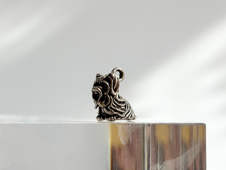 Yorkie | Yorkshire Terrier Dog Figural 925 Sterling Silver Teeny Tiny ...