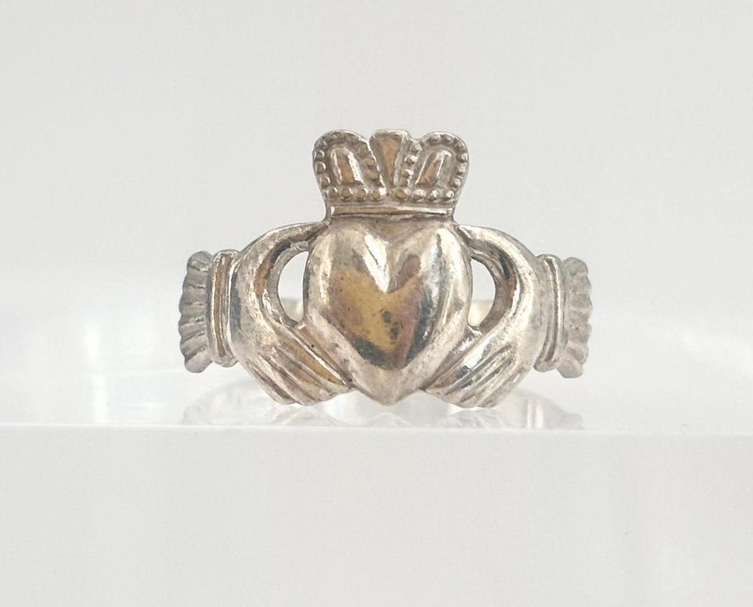 Irish Made Claddagh | Chladaigh Heart & Crown Shaped Band Style Unisex ...