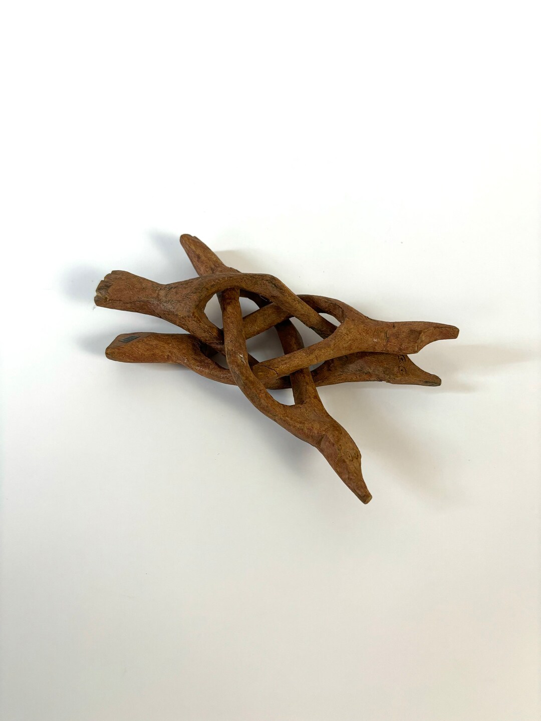 Handmade Triple Infinite Loop Vintage Wooden Decor - Etsy