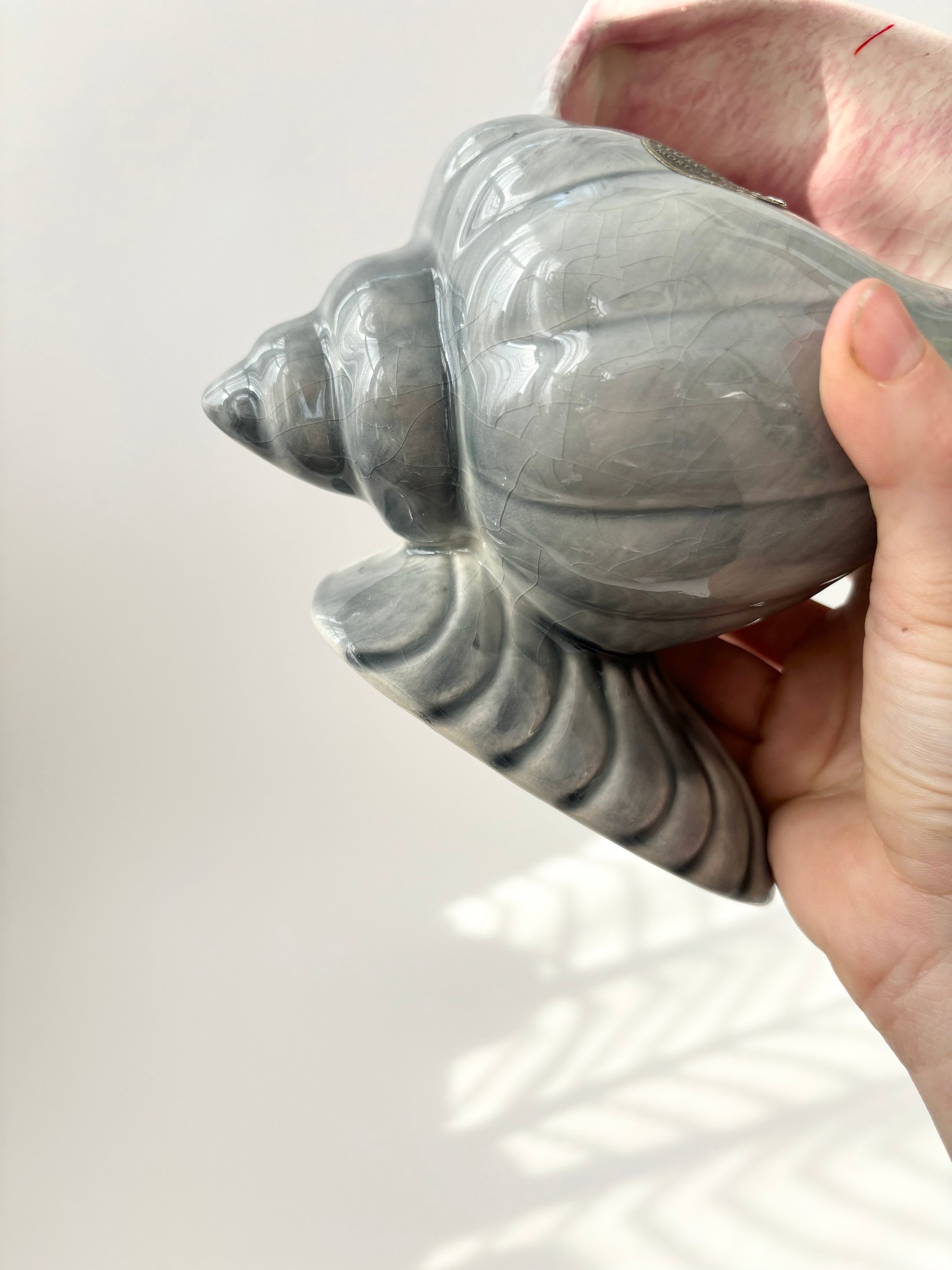 Vintage MCM Norwood Art Pottery Shell Vase - Etsy