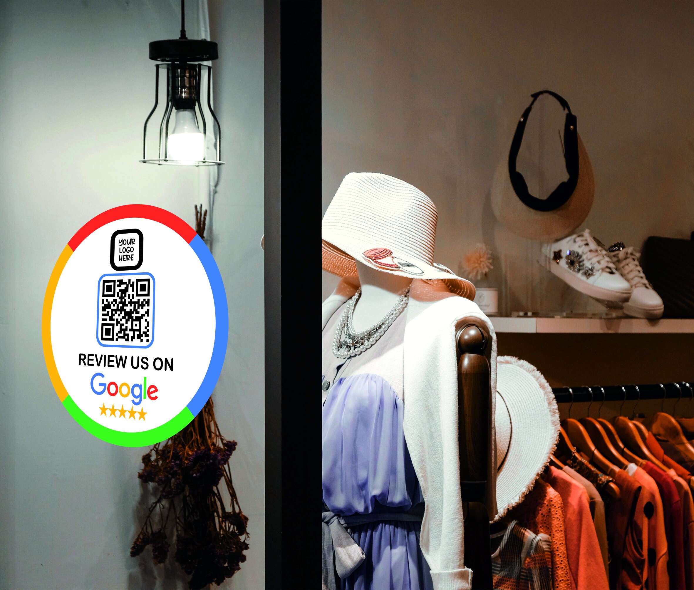 Review Us On Google Sticker With QR Code For Your Shop Or Restaurant Etsy Review Us On Google Sticker With QR Code For Your Shop Or Restaurant Etsy