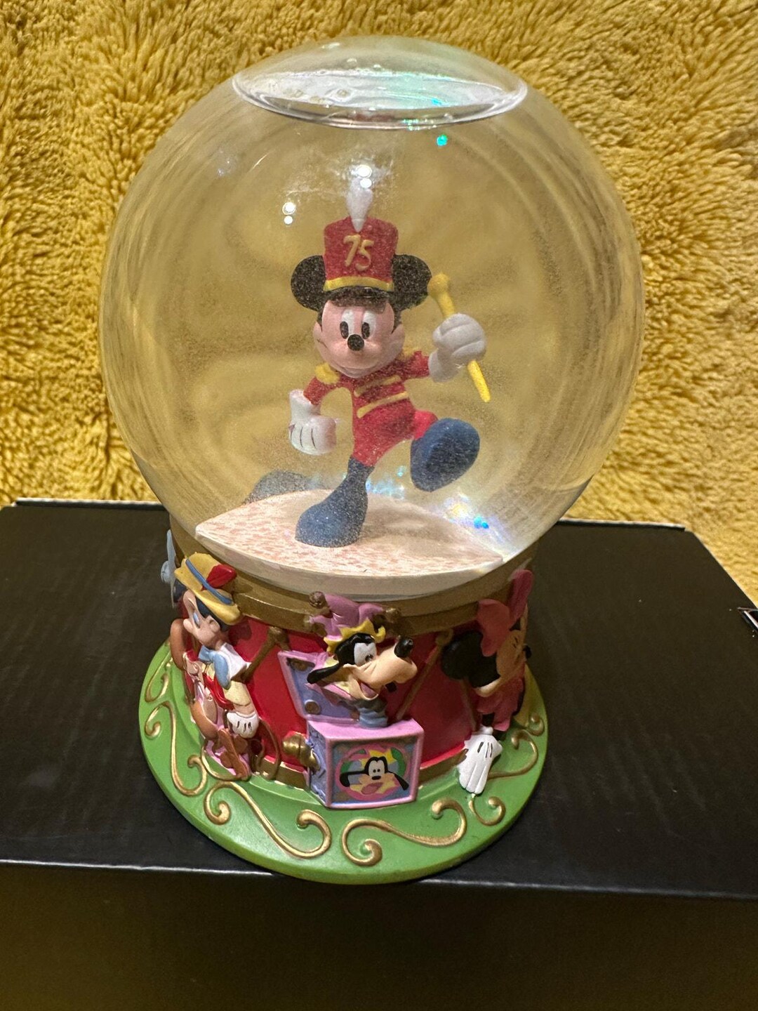 Disney Store Mickey Mouse 75th Anniversary Snow Globe Dumbo Pluto ...