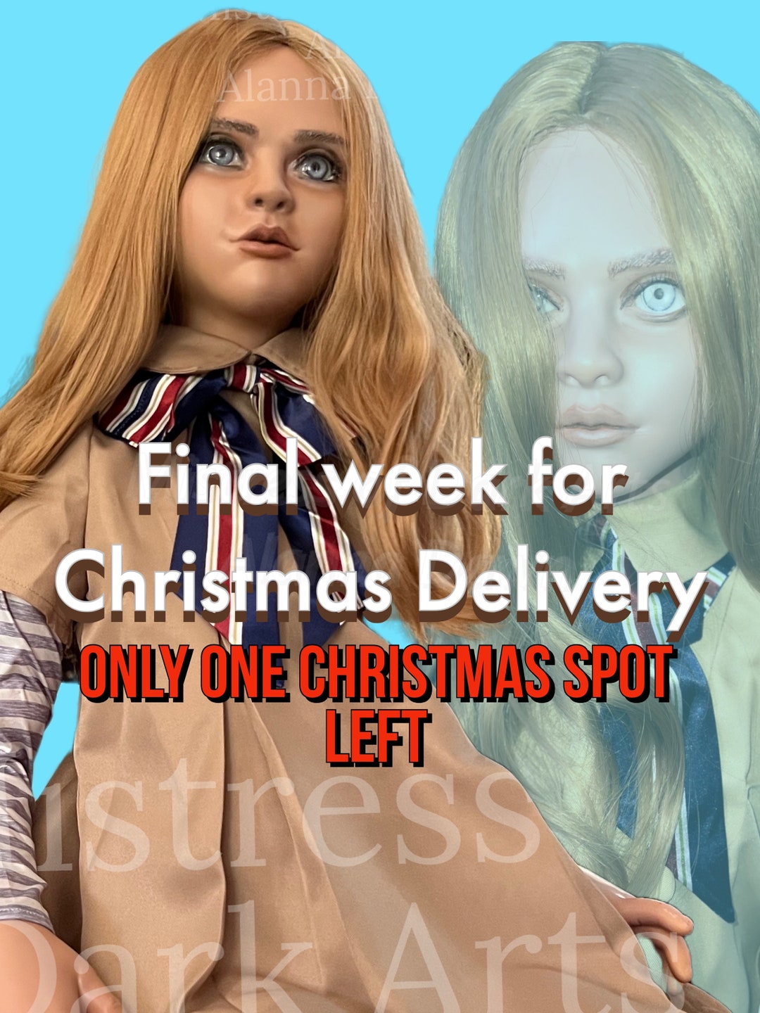 Designer M3gan Doll Life Size 1 1 Scale Last Christmas Etsy Uk