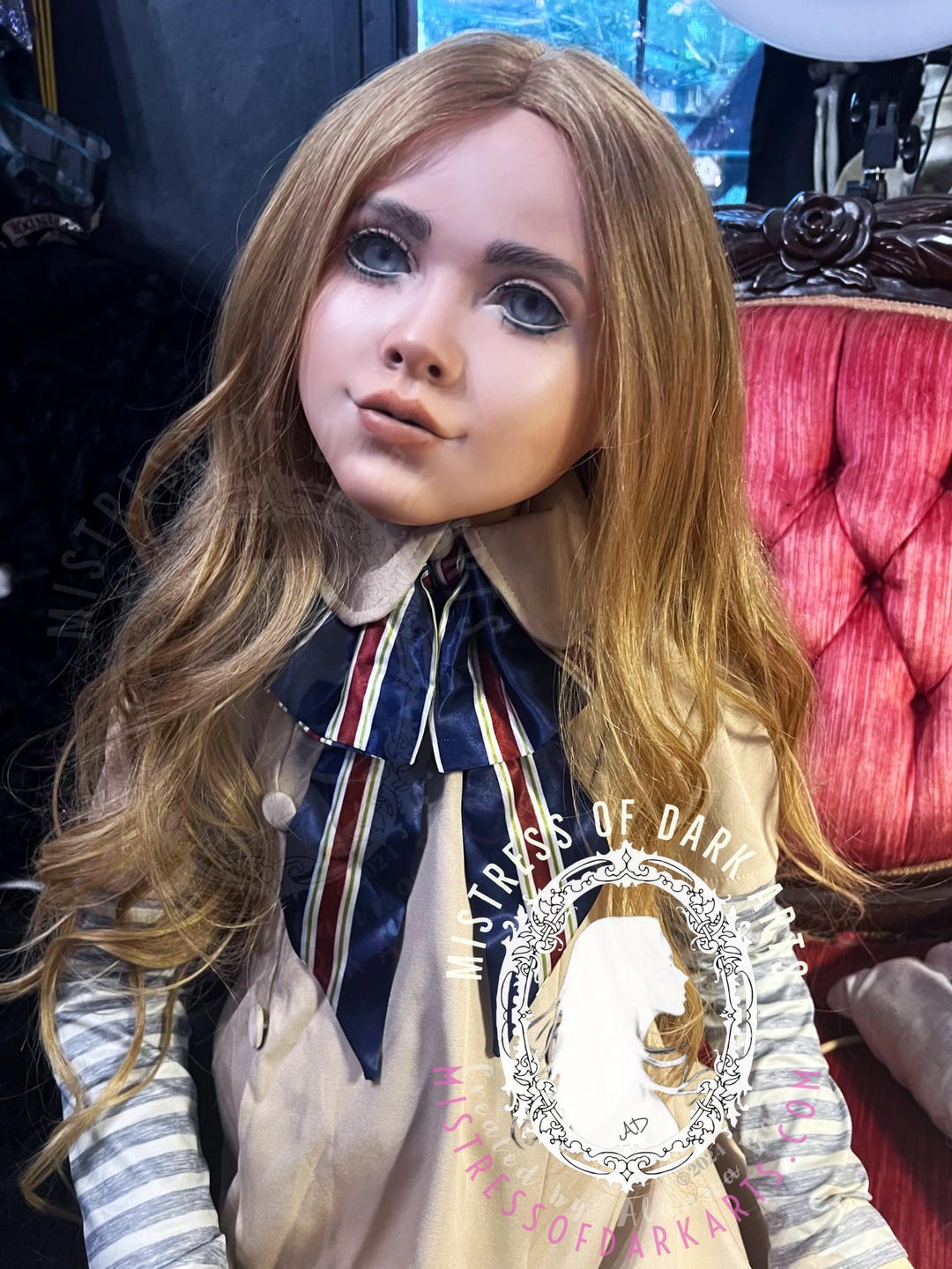 M3GAN Doll Life-size 1:1 Scale Film Accurate, Fully Poseably Detailed ...