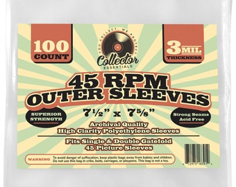 45 Rpm Record Sleeves | Etsy