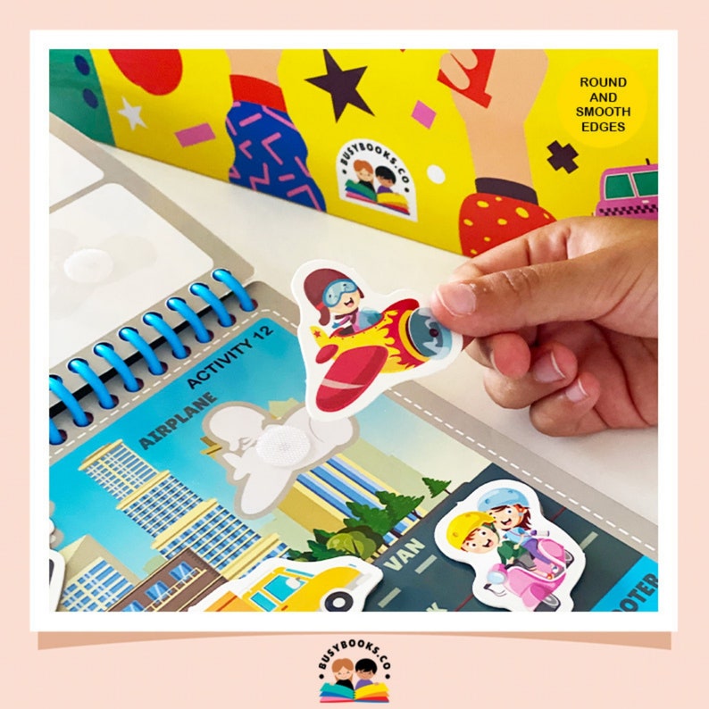 My First Busy Book Assembled Printed Preschool Activities Homeschool ...