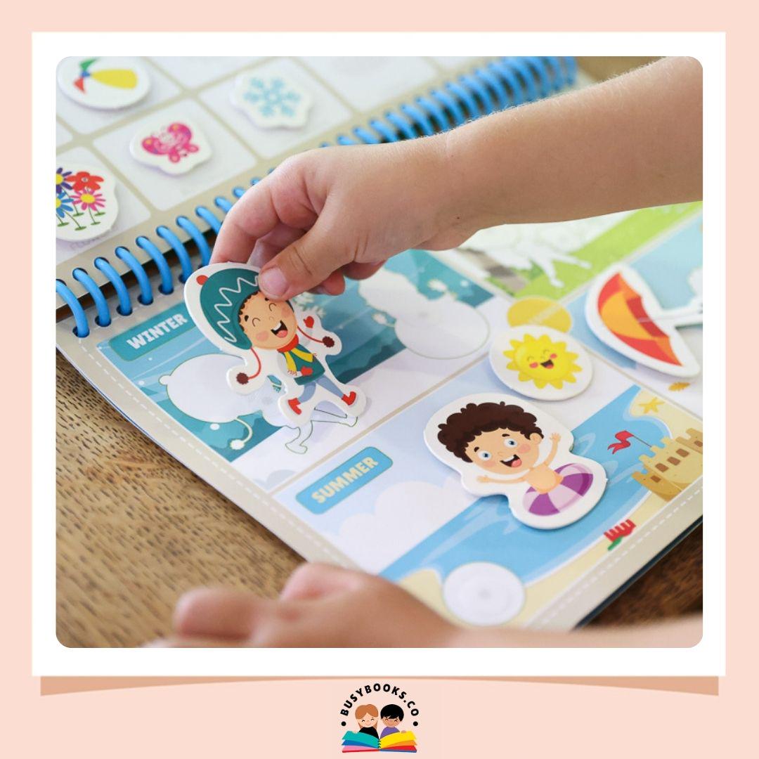 My First Busy Book Printable Preschool Toddler Activities Homeschool ...
