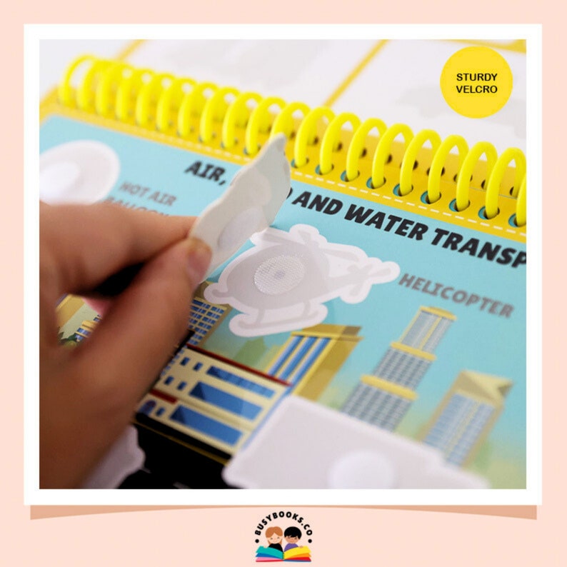 Transport Busy Book Printed and Assembled Preschool Activities ...