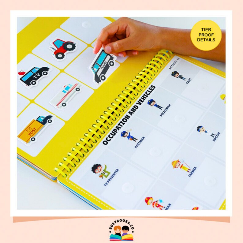 Transport Busy Book Printed and Assembled Preschool Activities ...