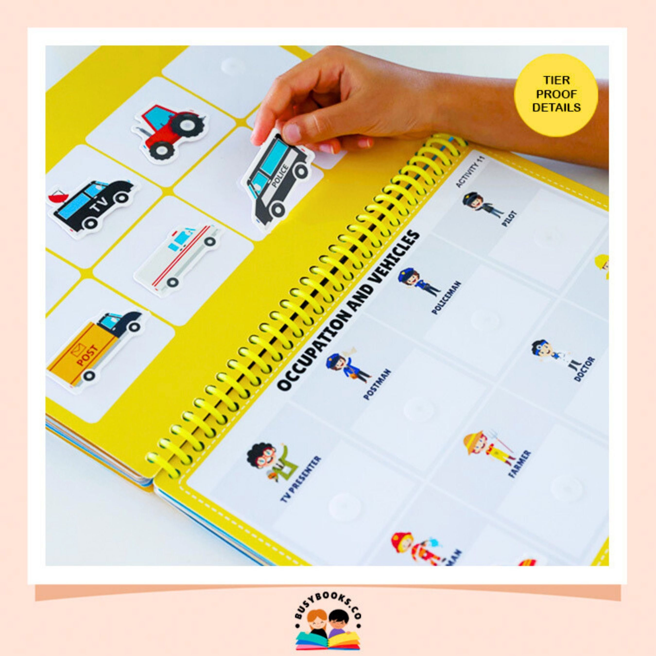 Transport Busy Book Printed and Assembled Preschool Activities ...
