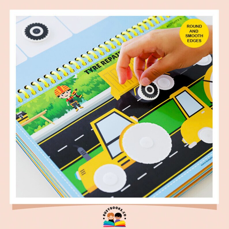 Transport Busy Book Printed and Assembled Preschool Activities ...