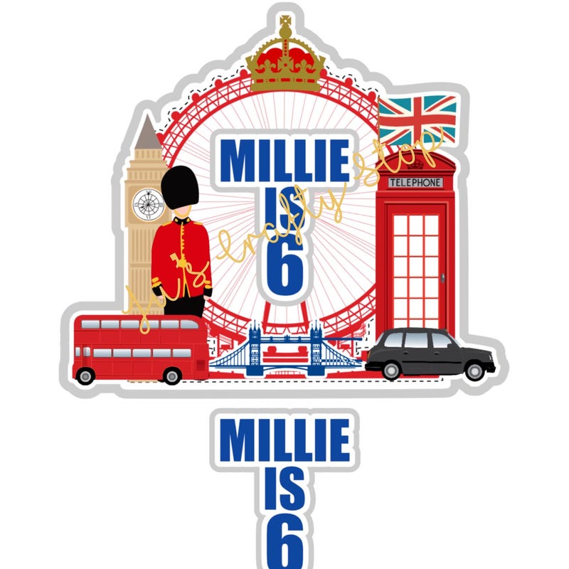 London Theme Party - Etsy
