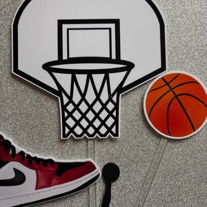 Basketball Themed Cake Topper Set (sent From UK) - Etsy