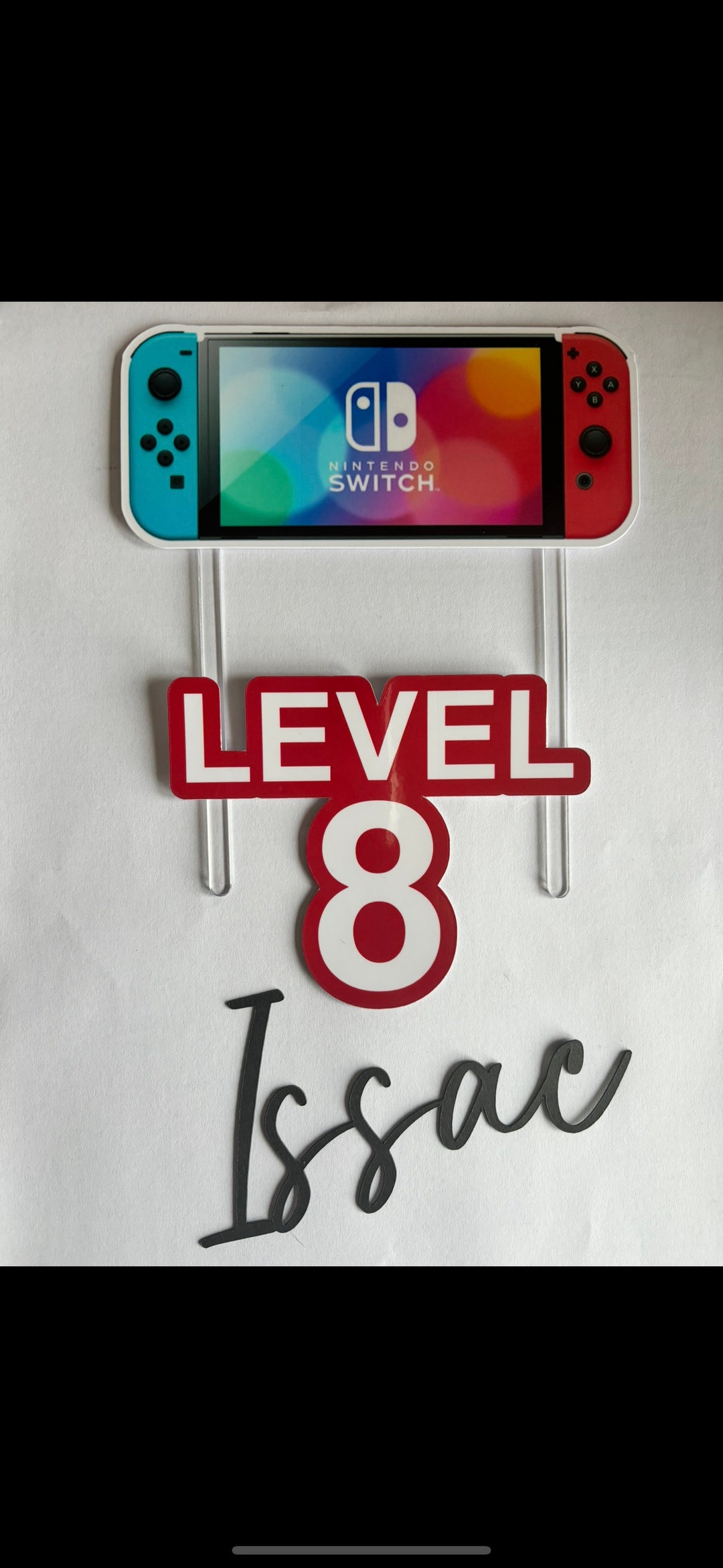 Personalised Gaming Themed Cake Toppers - Etsy