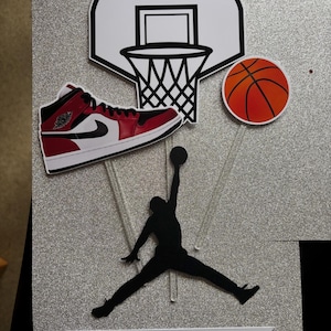 Basketball Themed Cake Topper Set (sent From UK) - Etsy