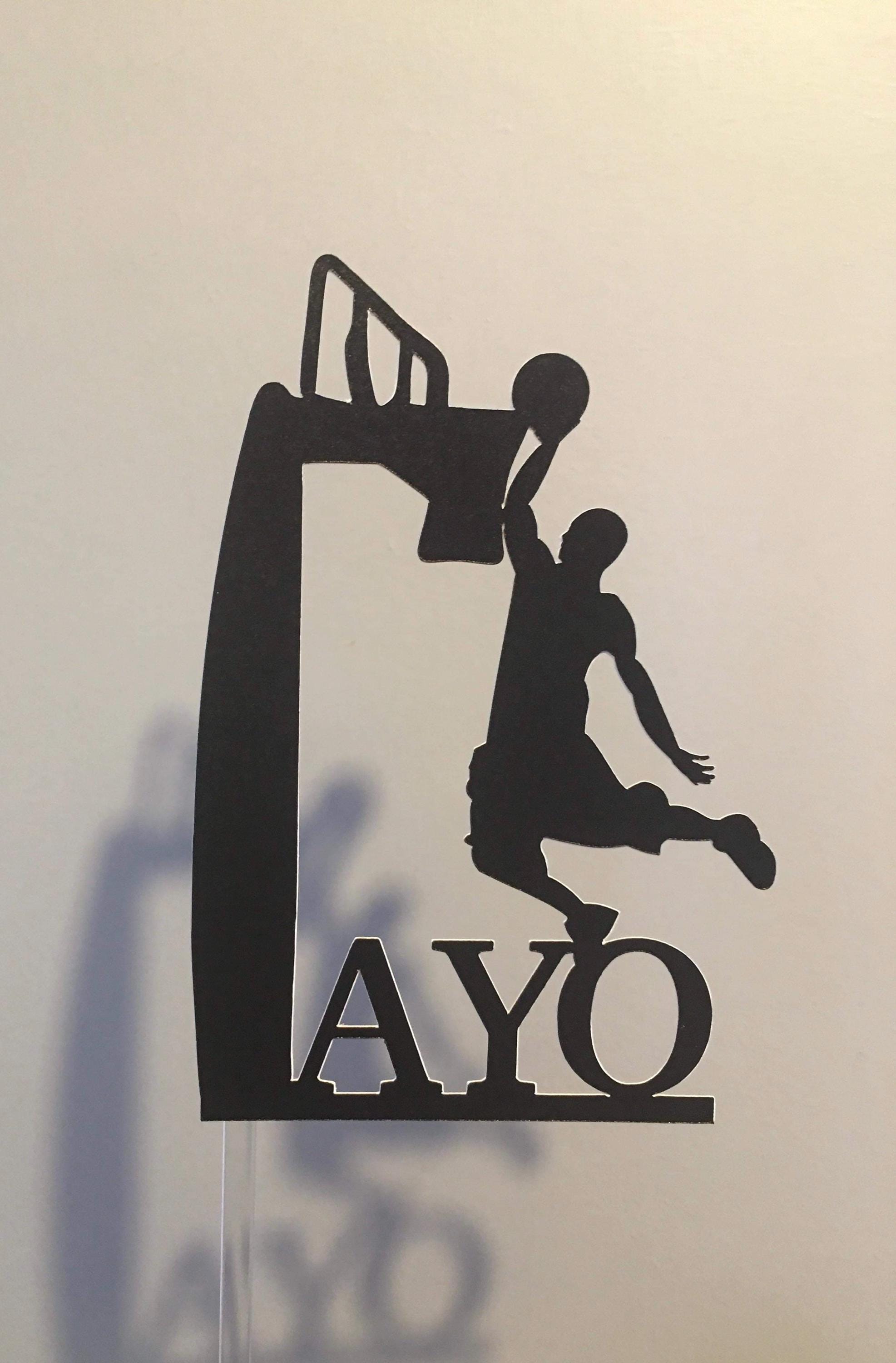 Basketball Themed Cake Topper Set (sent From UK) - Etsy