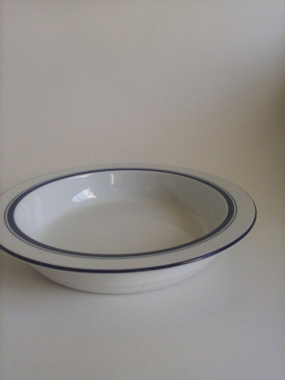 Rimmed Bowls Dansk Rimmed Bowl Christianshaven Blue 8 - Etsy