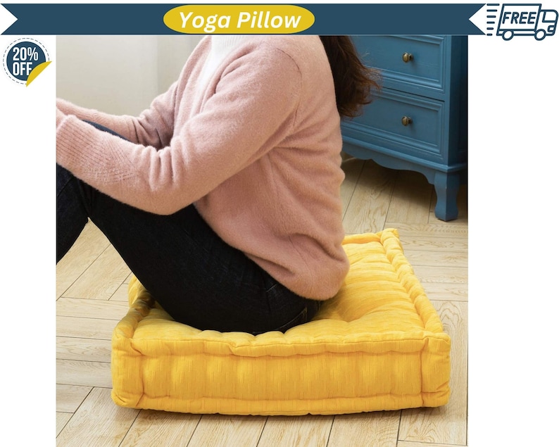 Boho Meditation Cushion Floor Pillow Large Seat Cushion - Etsy