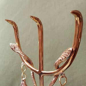 Inle Erinle Staff Solid Brass Fish Abatan Abata Orisha Yoruba Logun Ede ...