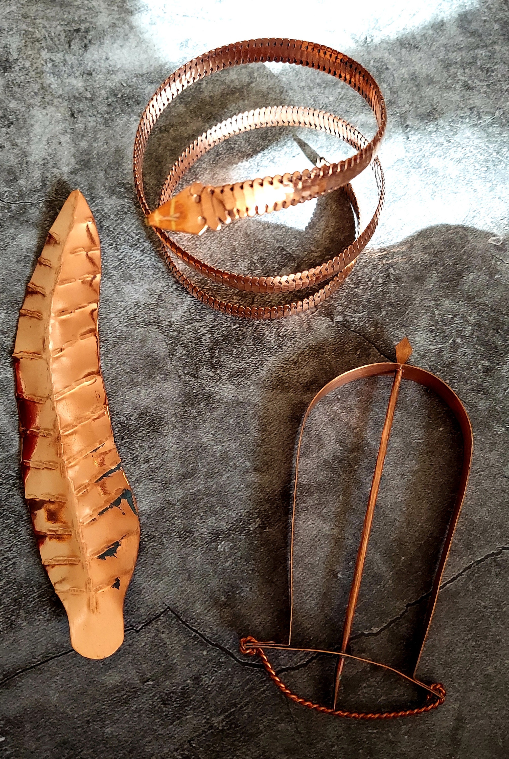 Ayao Tool Set Copper Metal Orisha Iyansan Yanza Olla Oricha ...