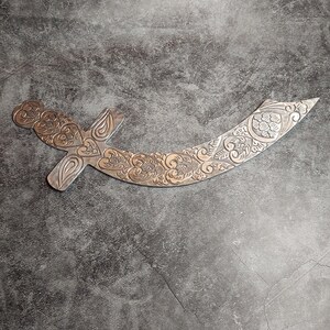 Obatala Ayaguna Sword Scimitar Knife Alfanje Orisha Funfun Ochagrinan ...