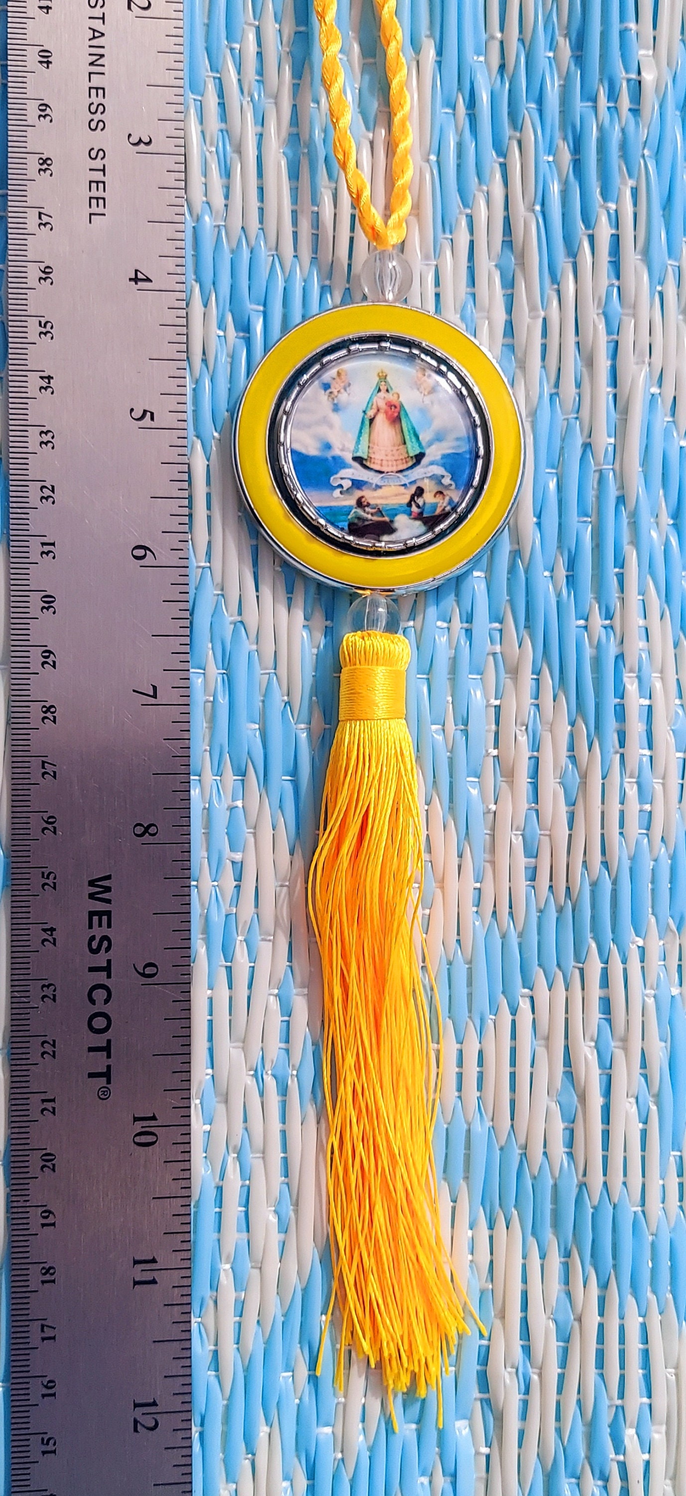 Saint Orisha Car Mirror Pendants Caridad Oshun Shango Sta Barbara ...