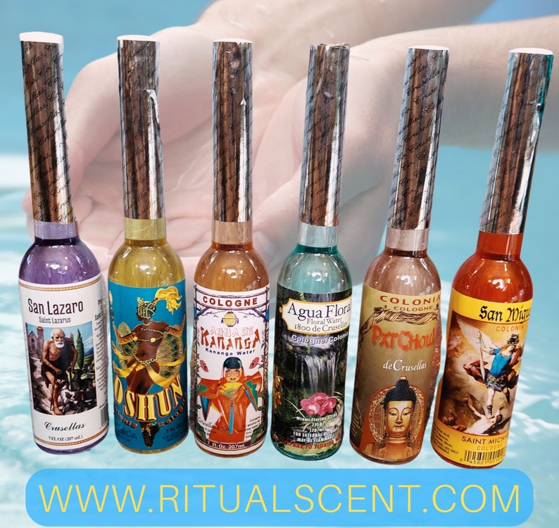 Florida Water Colognes for Bóveda Spiritism, Orisha Spirit Drawing ...