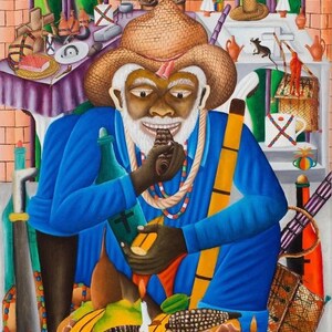 Kouzen Zaka Hat Mede Jakout Lwa Loa Haitian Vodun Image Altar Image ...