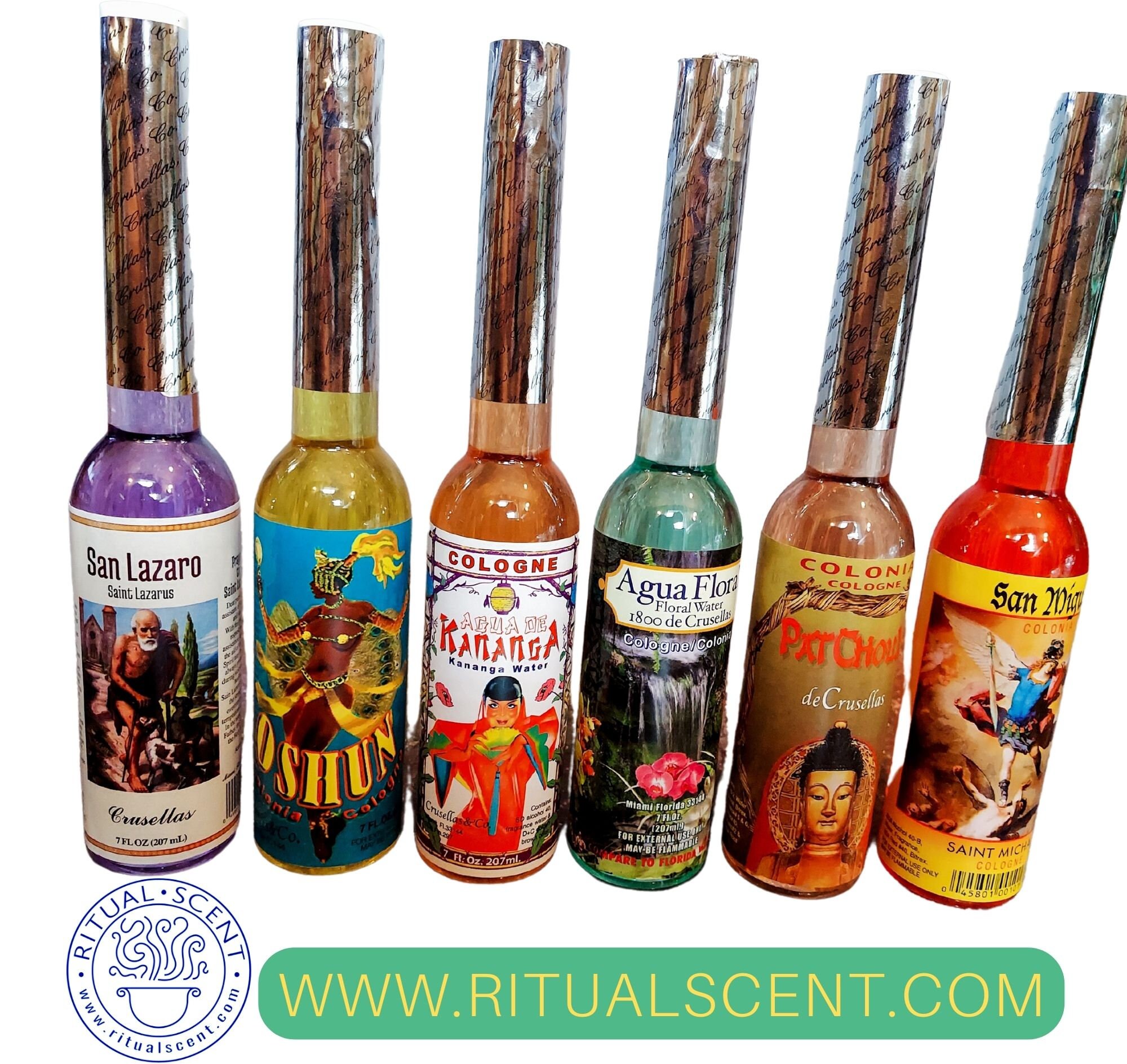 Florida Water Colognes for Bóveda Spiritism, Orisha Spirit Drawing ...