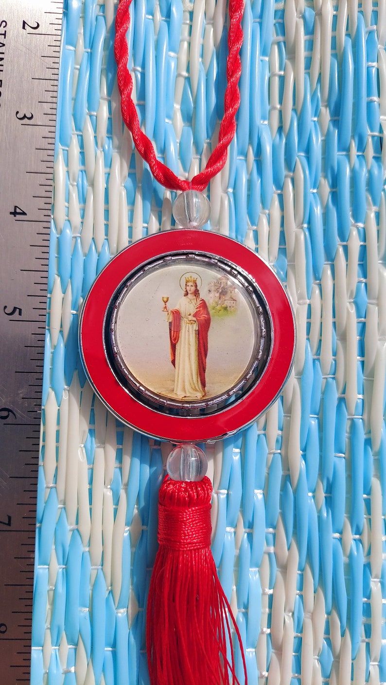 Saint Orisha Car Mirror Pendants Caridad Oshun Shango Sta Barbara ...