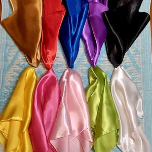 Mouchwa Vodou Scarf for the Lwa Loa Haitian Vodun Spirit Satin Silk ...