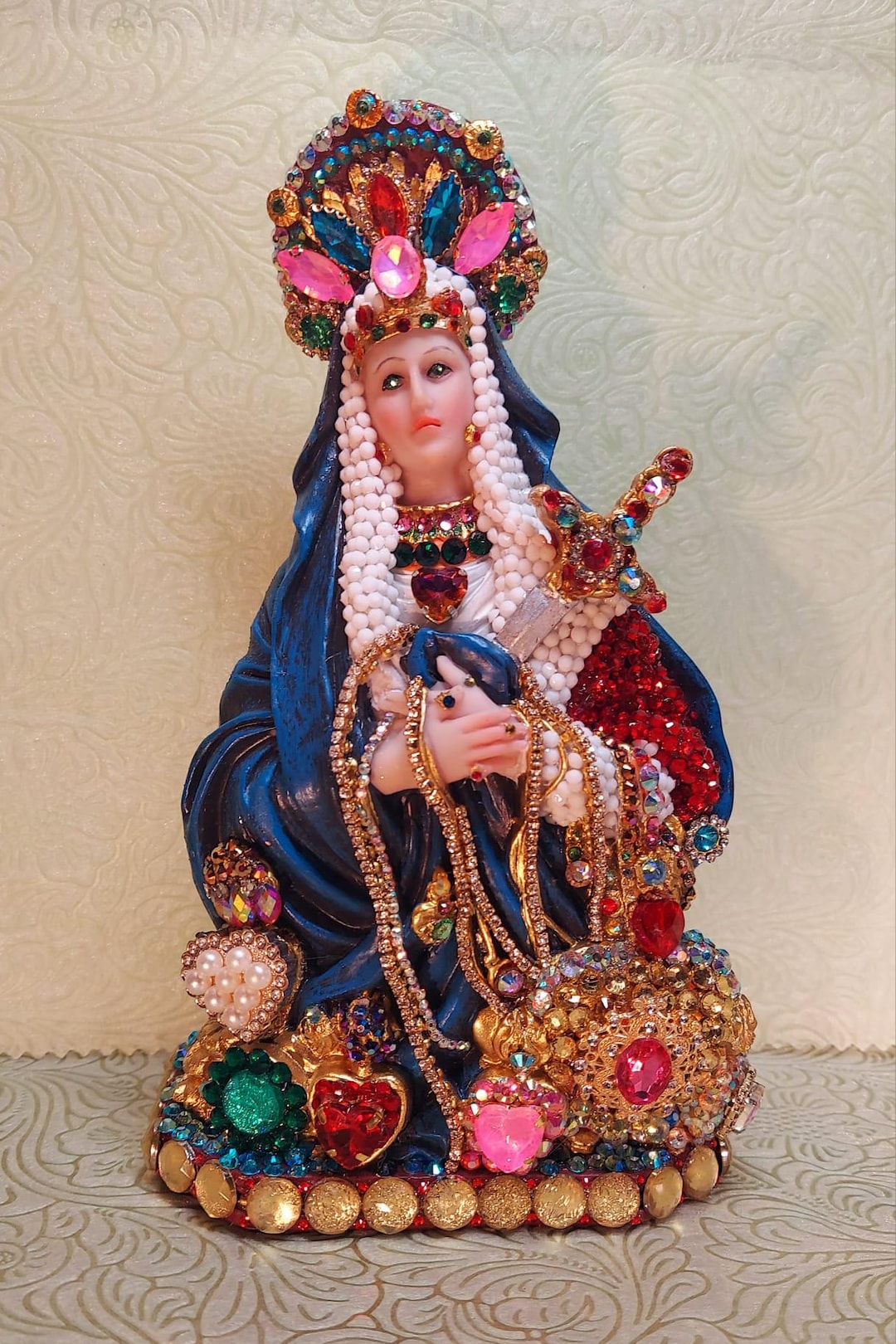 Erzulie Freda Image Ezili Fweda Dahomey Lwa Loa Mater Dolorosa Vodun ...