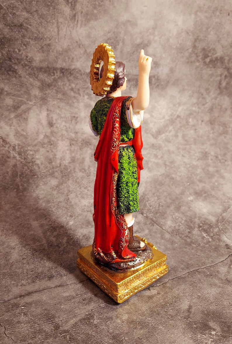 San Pancracio Saint Pancras Statue 9 Inch Figurine Resin Statue ...