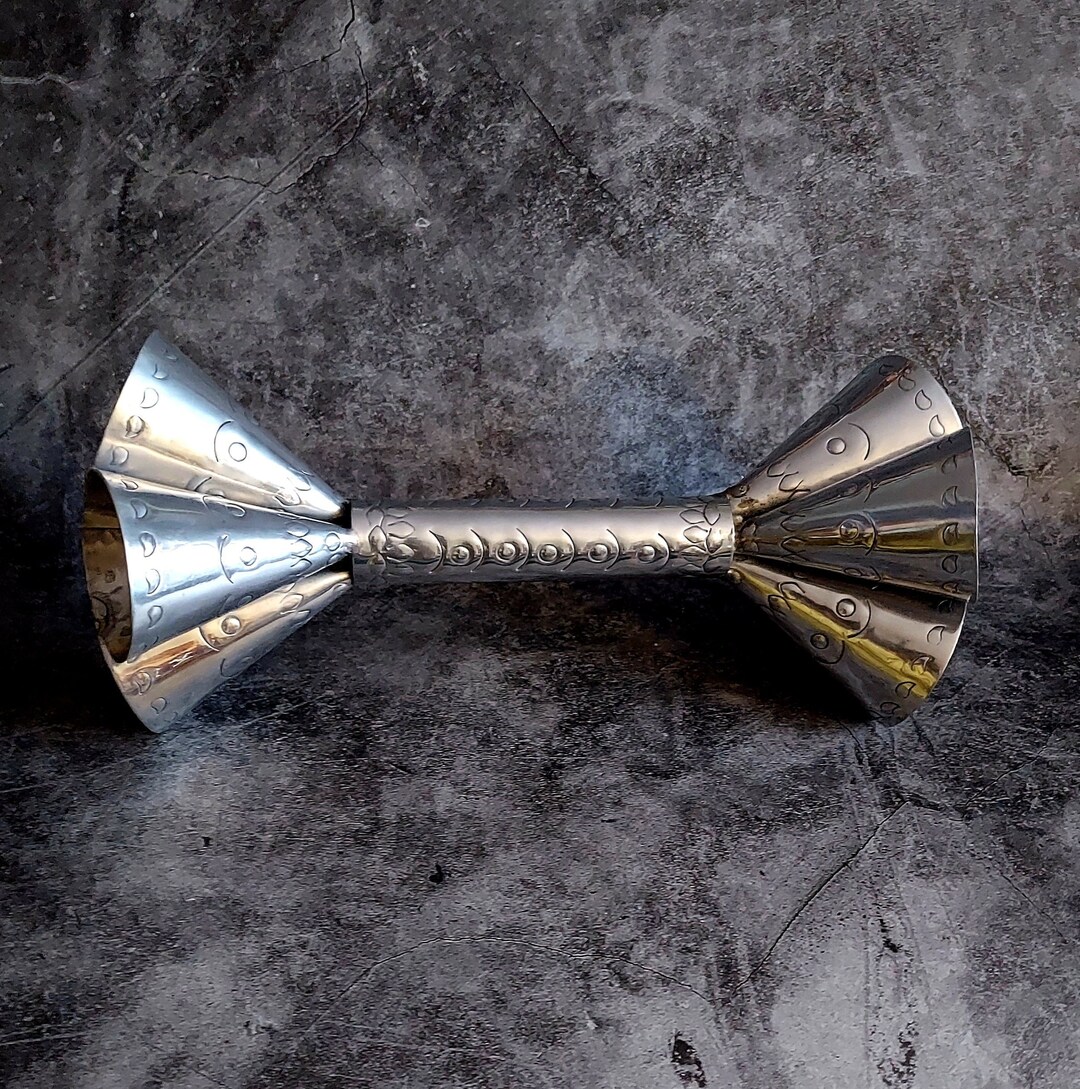 Silver Oduduwa 8 Bell Agogo for Oddua Orisha Funfun Santeria Yoruba ...